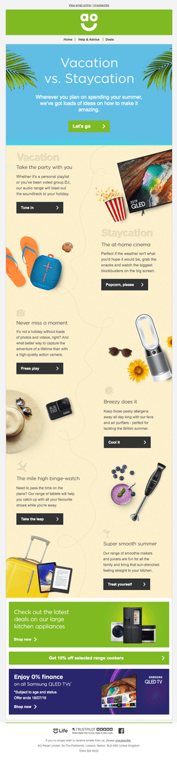12 Summer Emails That Bring the Heat | Really Good Emails